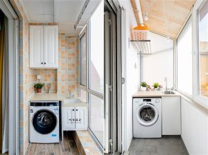 Balcony Laundry Room: Extra Functional Ideas