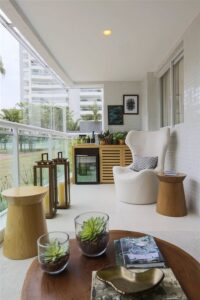 Closed Balcony Ideas with Two Modern Types