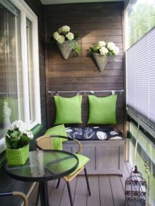 Closed Balcony Ideas with Two Modern Types