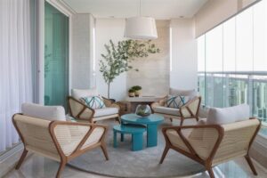 Closed Balcony Ideas with Two Modern Types