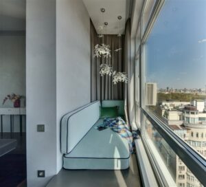 Closed Balcony Ideas with Two Modern Types