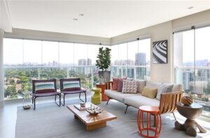 Closed Balcony Ideas with Two Modern Types