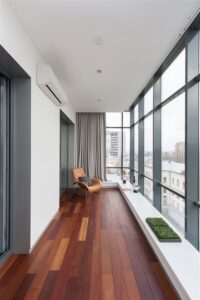 Closed Balcony Ideas with Two Modern Types